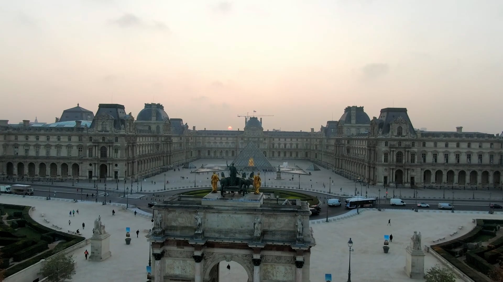 Paris From Above: The Louvre Captured by Drone