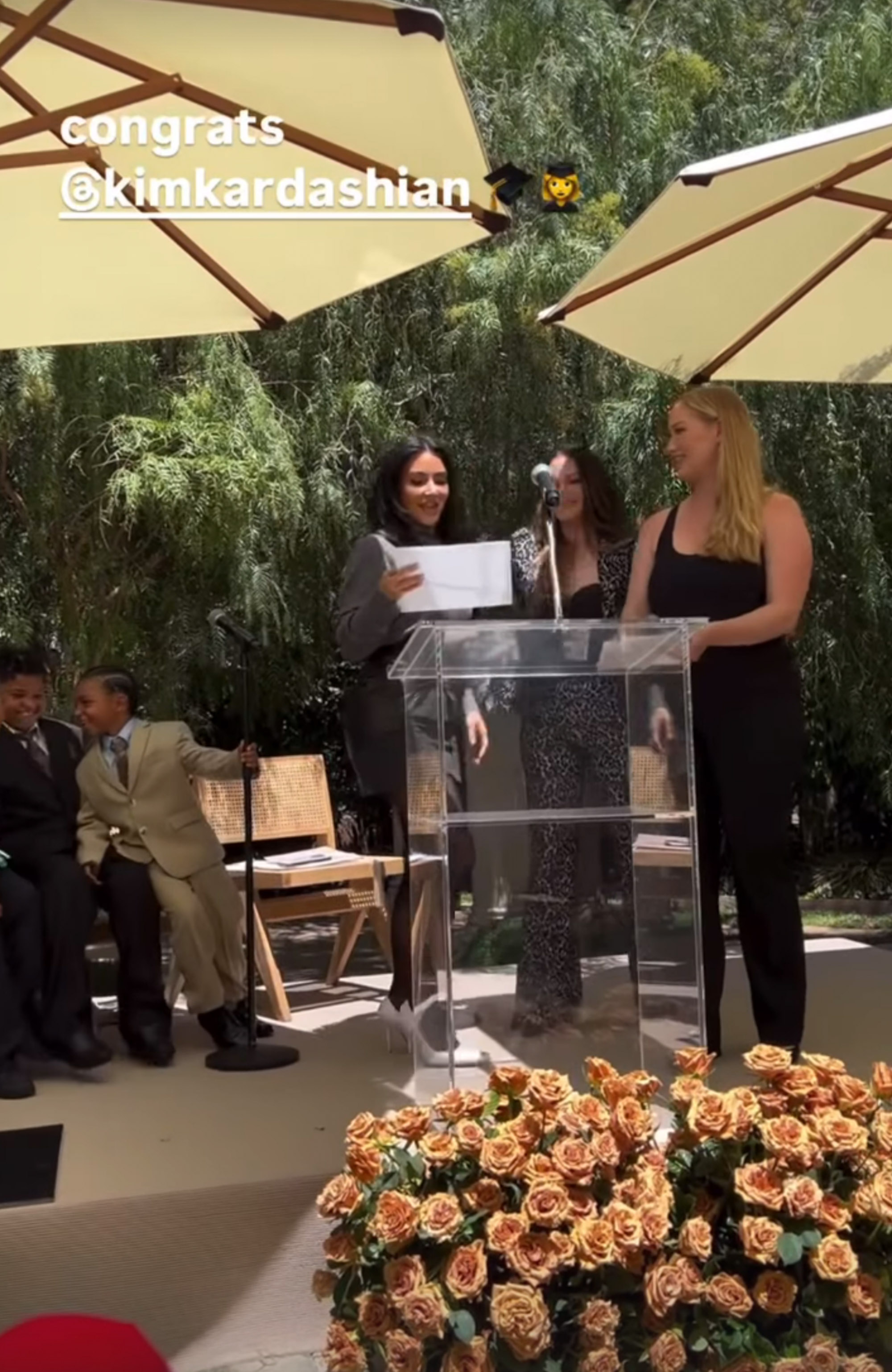 Kim Kardashian’s kids honor her and late Robert Kardashian at law ...