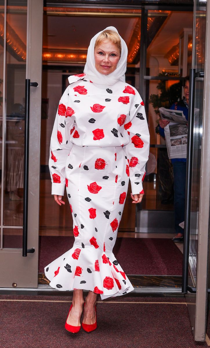 Pamela Anderson Can’t Stop Referencing Vintage Icons