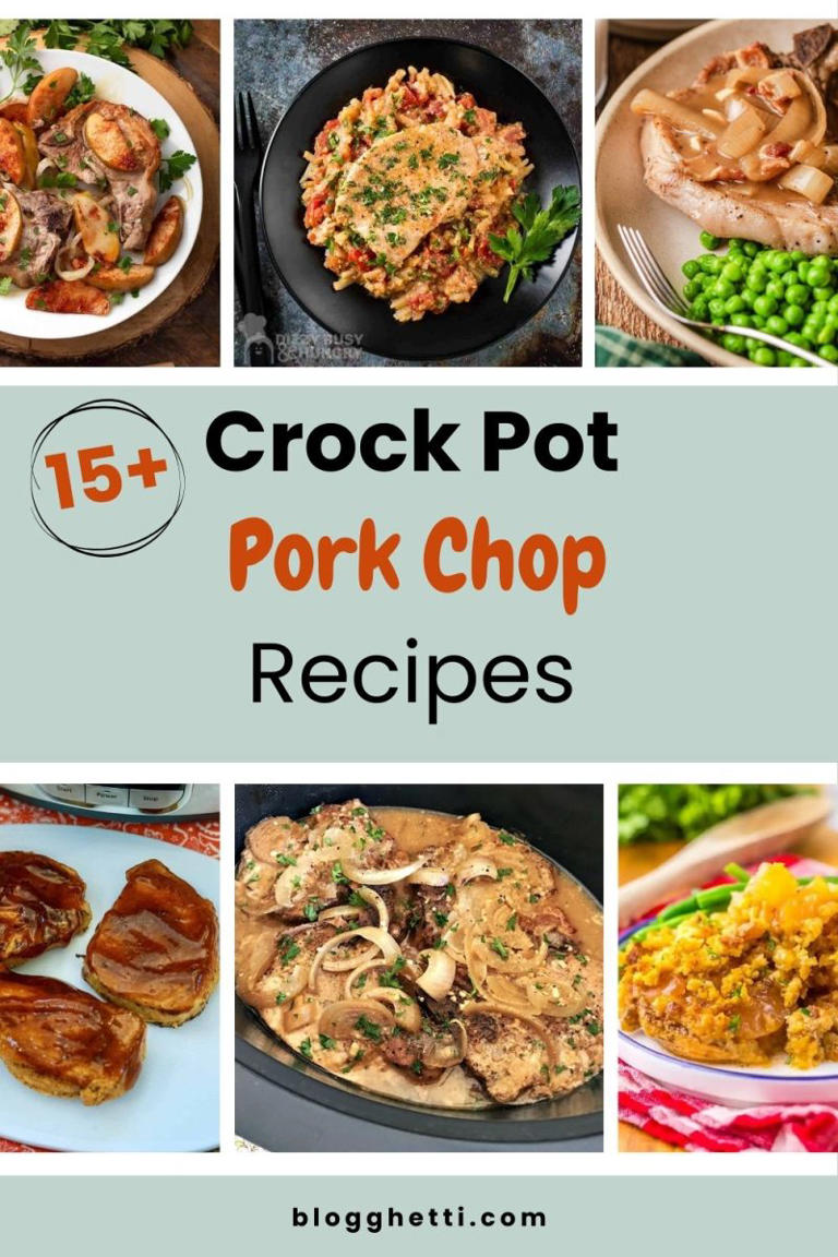 15 + Crock Pot Pork Chop Recipes