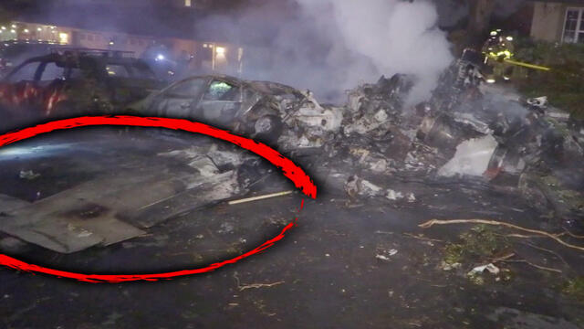 Video Captures Residents Fleeing After Plane Crashes Into Neighborhood