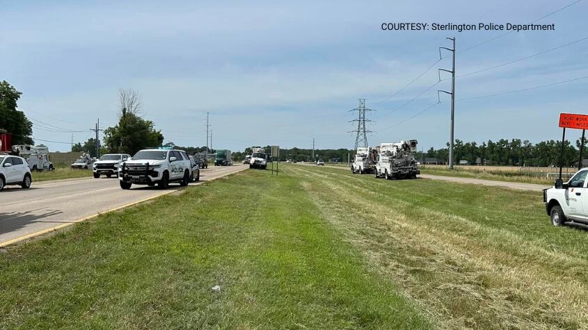 Traffic accident causing congestion on Hwy. 165 in Sterlington