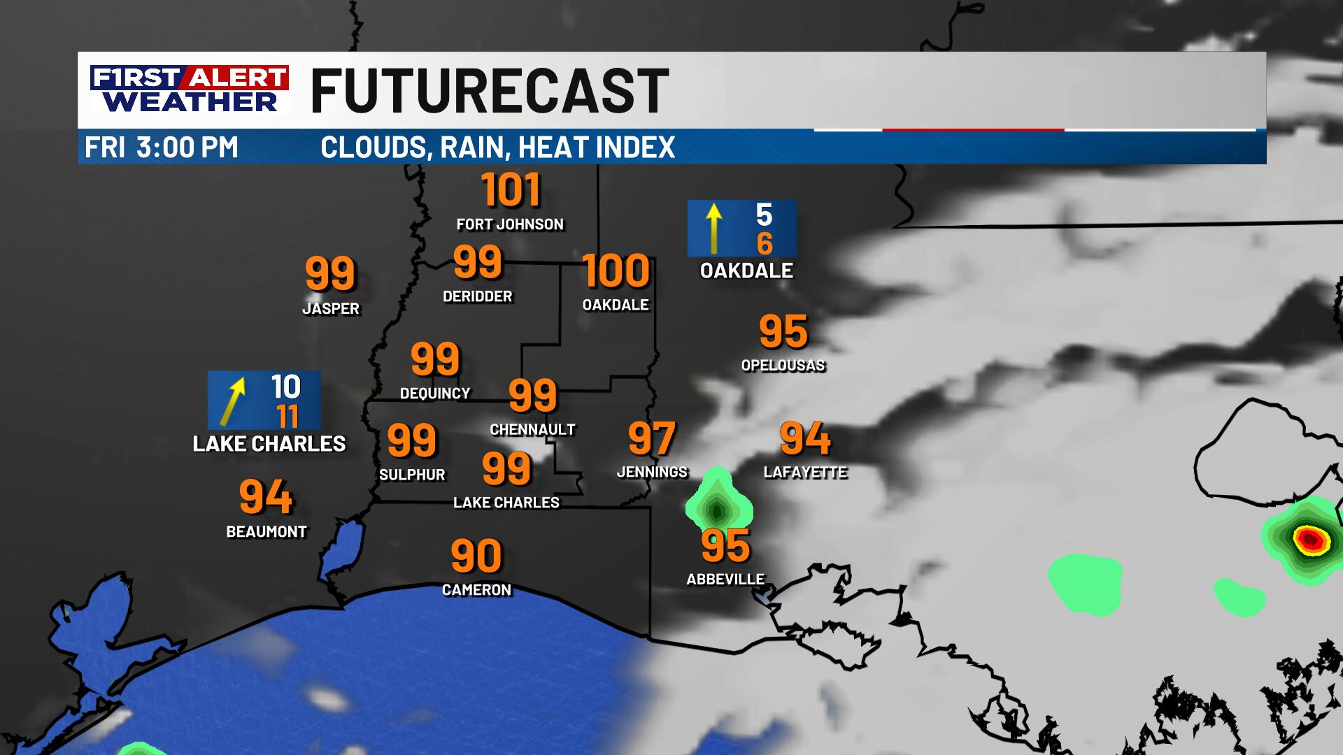 First Alert Forecast: Humidity returns Friday; warm and muggy weekend ahead