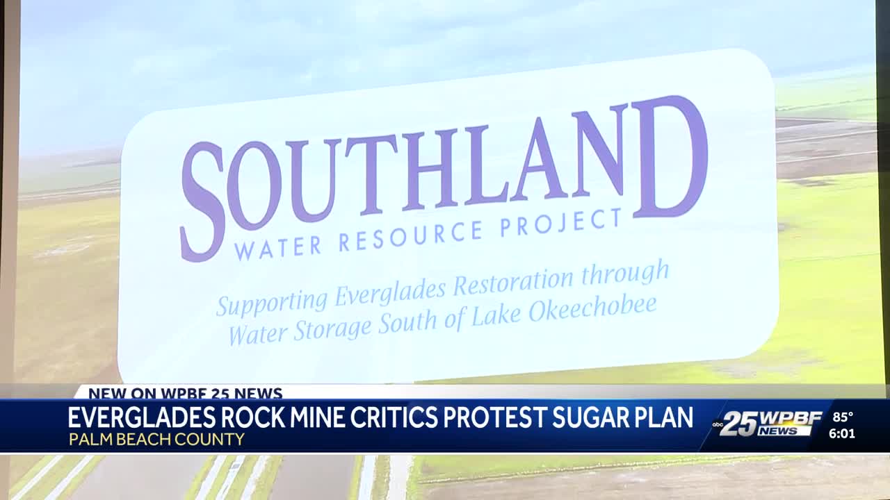 Palm Beach County commissioners hear debate over proposed rock mine