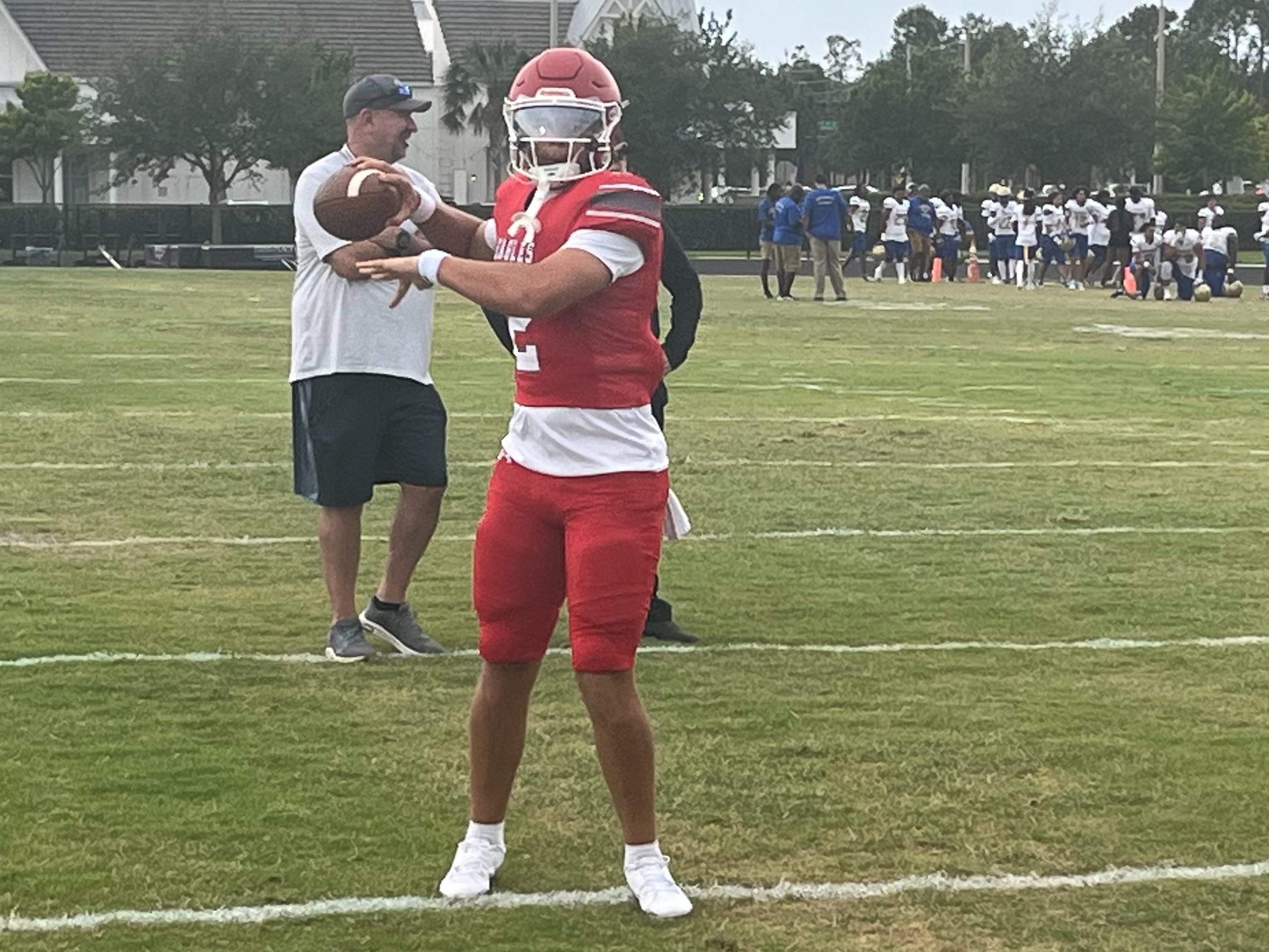 Football: UConn commit Carter Emanuel leads game-winning drive as ...