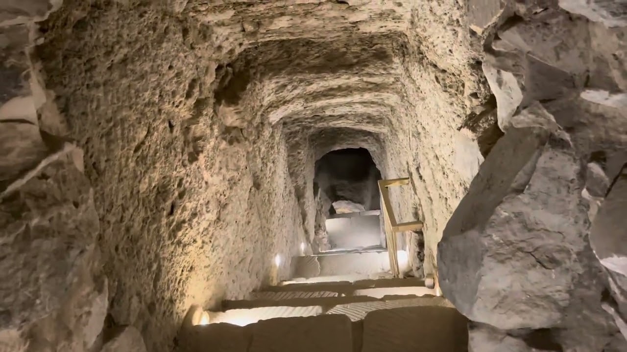 Deep Under The Step Pyramid At Saqqara In Egypt April 2025