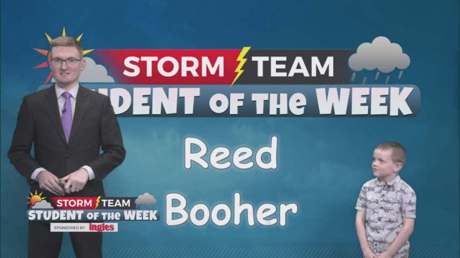 Reed Booher is our Storm Team Student of the Week!