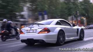 Brabus Stealth SL65 AMG Black Series Revs in Paris – Insane V12 Sound!