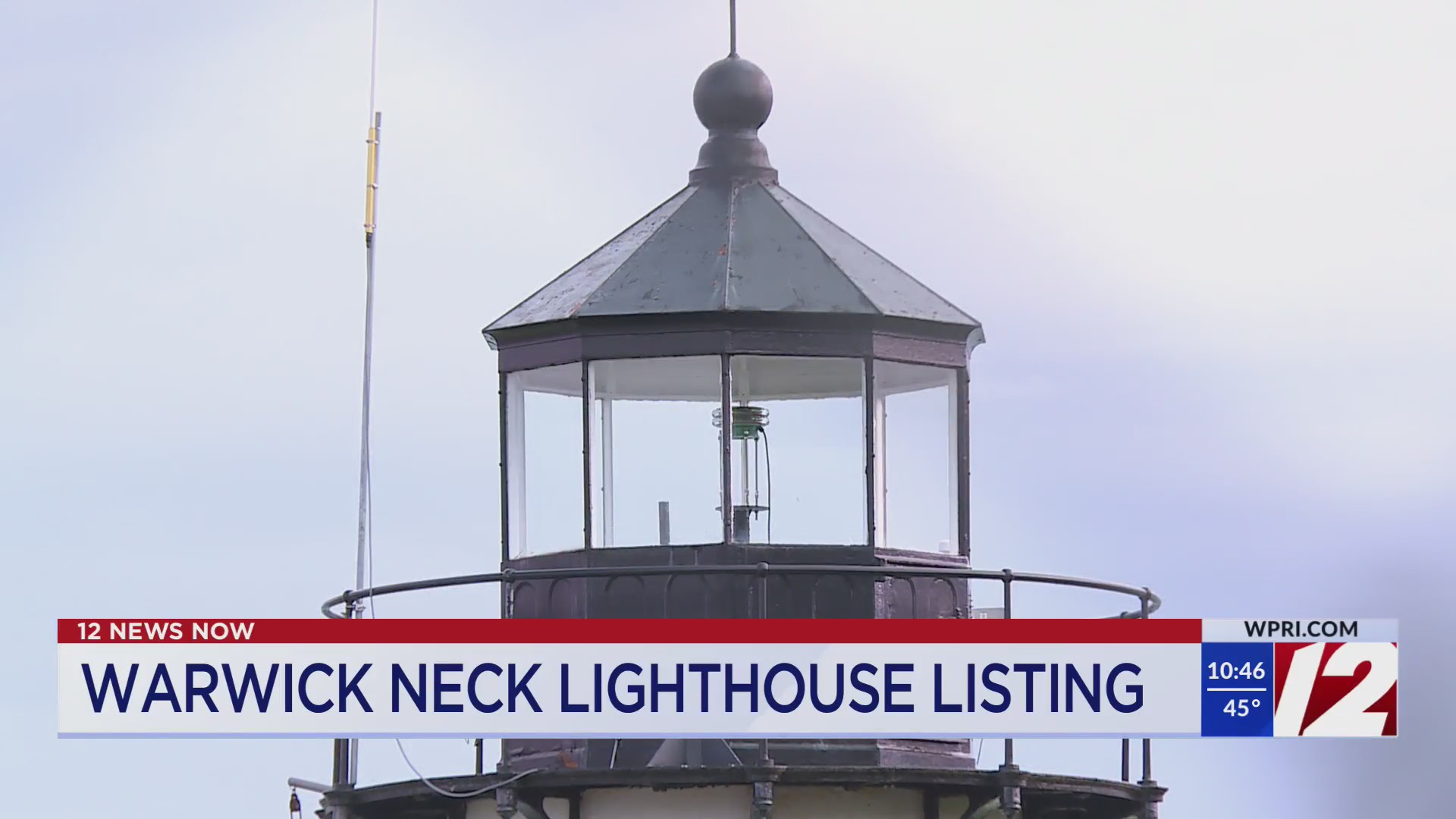 Historic Warwick Neck Lighthouse slated for auction