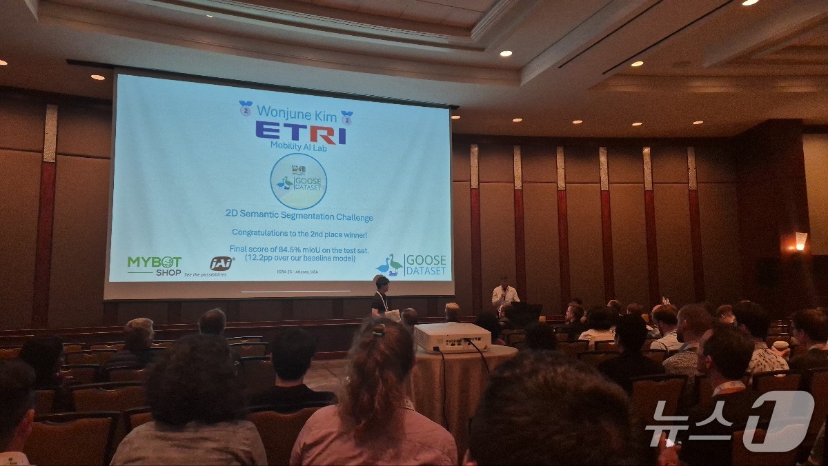 ETRI AI 영상인식 기술, 로봇 국제학회 챌린지서 세계 2위