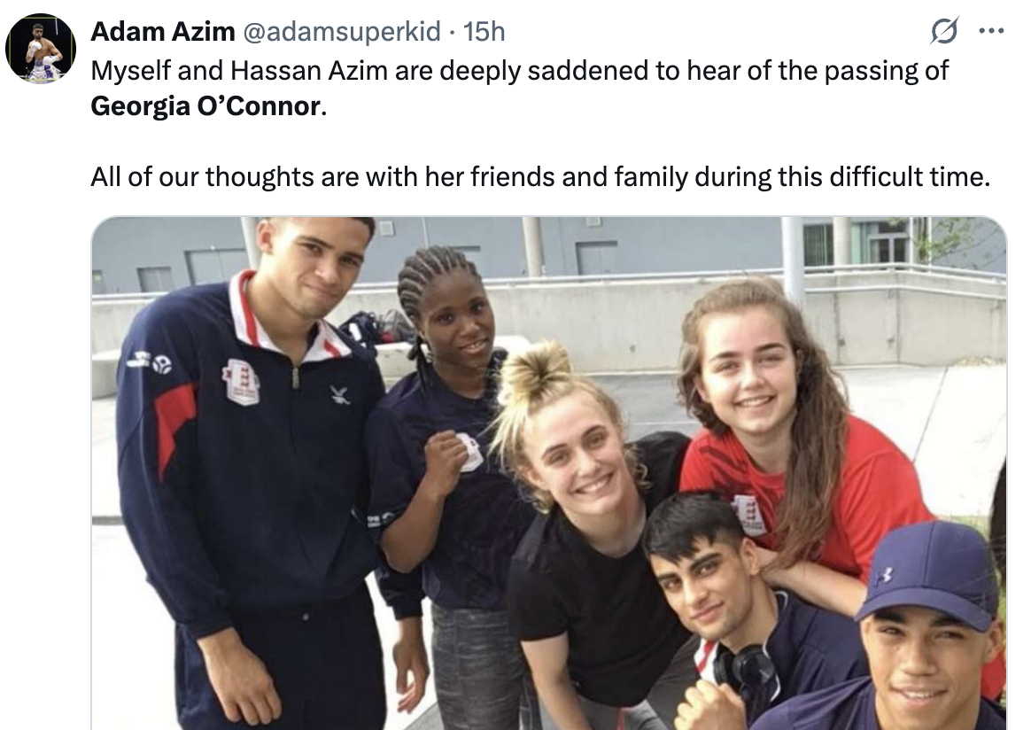 Tributes Pour In As Boxer Georgia O'Connor Dies After Cancer Battle