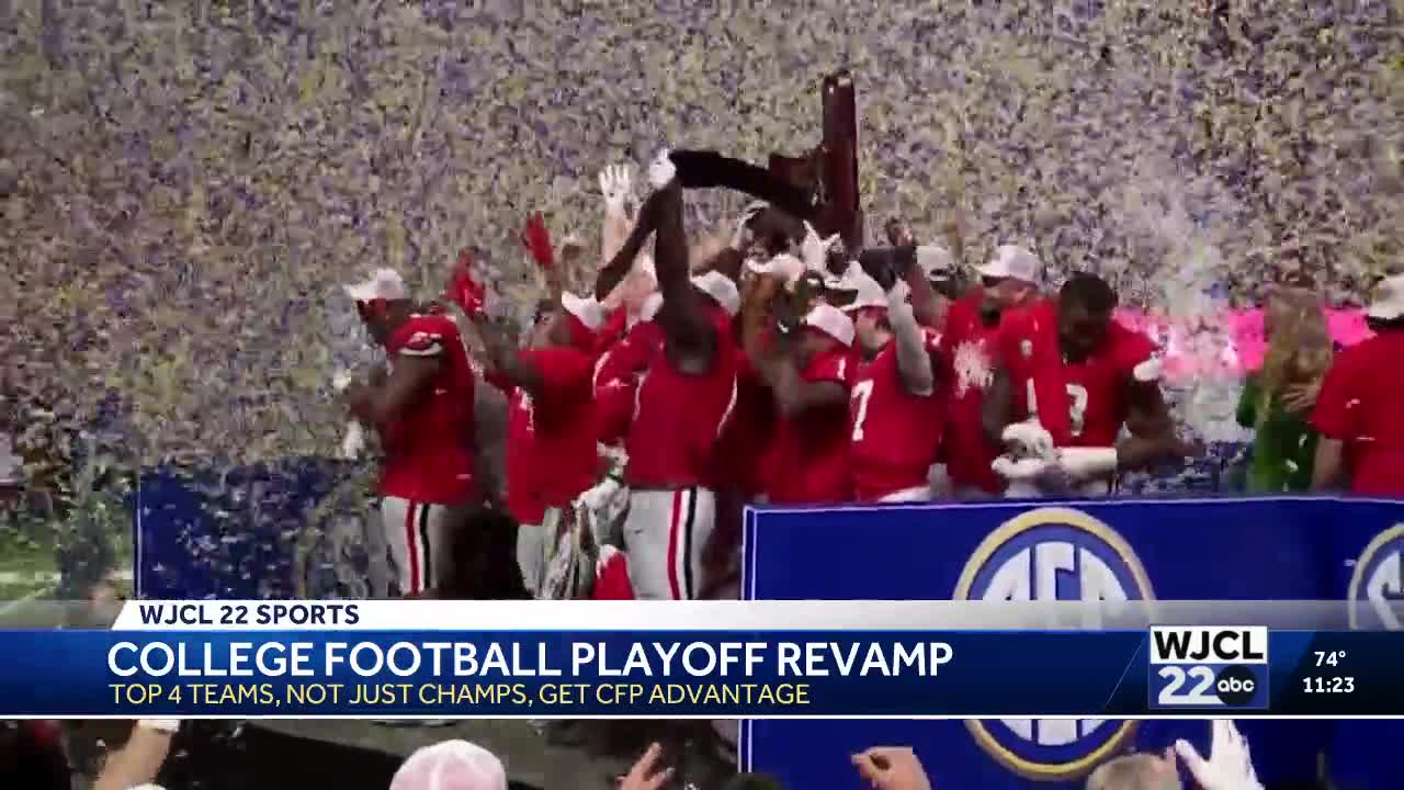 College Football Playoff shifts to straight seeding model, no automatic ...