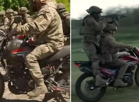 UKRAYNA'NIN MODERN SÜVARİLERİ: MOTORSİKLETLİ BİRLİKLER