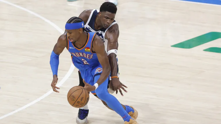Shai Gilgeous-Alexander vs. Anthony Edwards stats: Thunder MVP ...