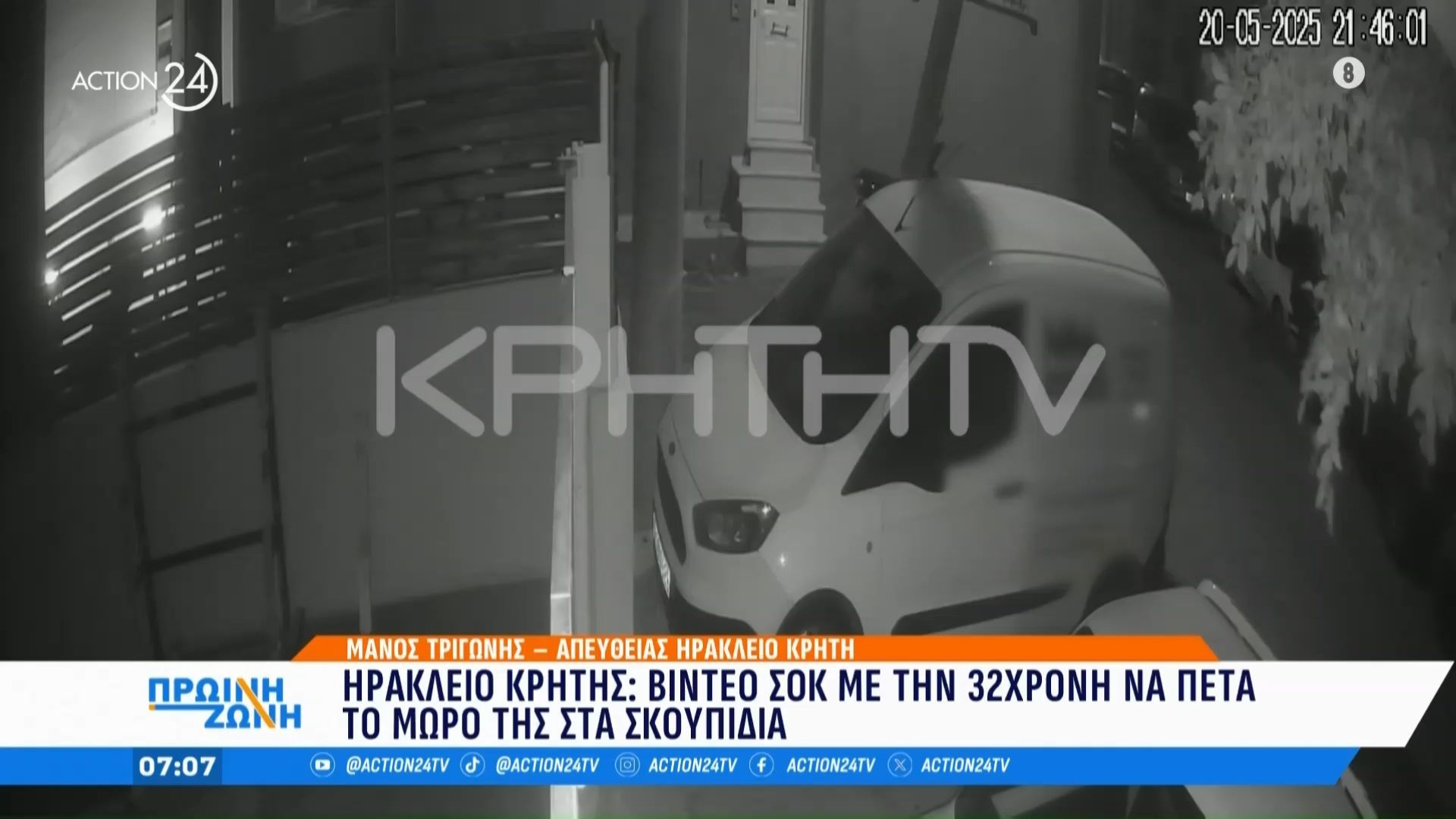 Ηράκλειο Κρήτης: Βίντεο σοκ με την 32χρονη να πετάει το μωρό της στα ...