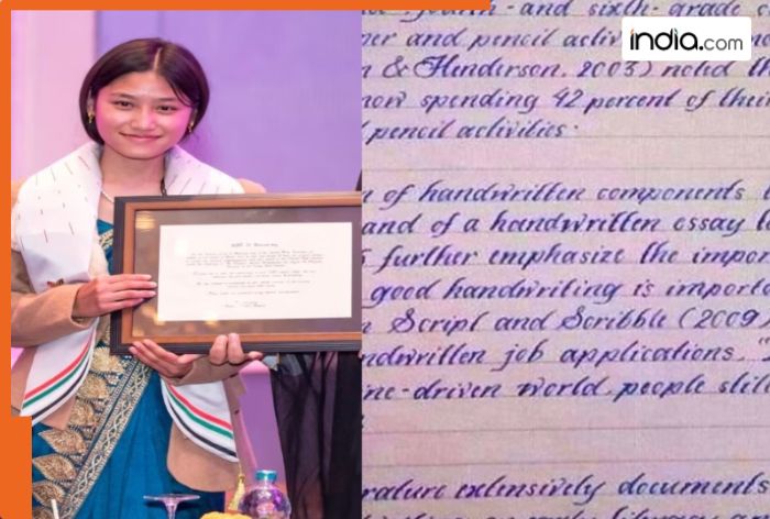 Meet girl who has most beautiful handwriting in world, she is not from ...