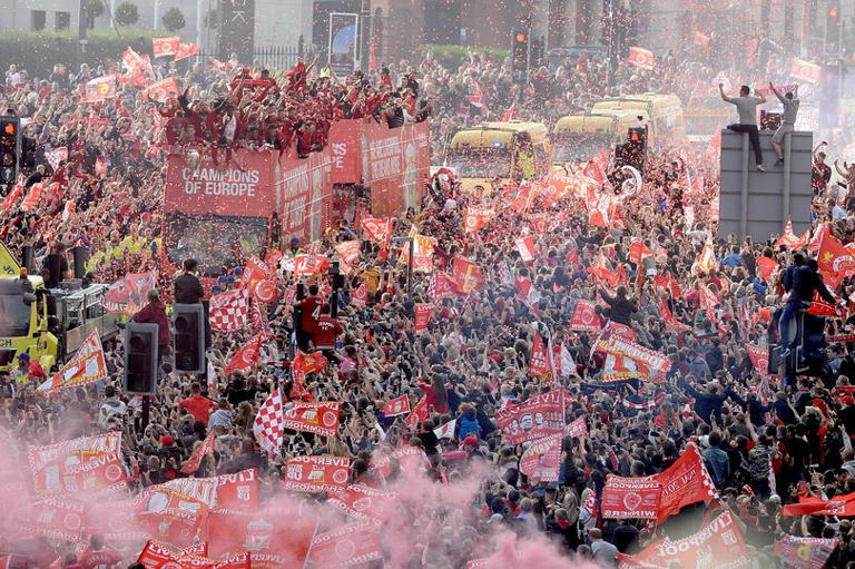 Full map route for Liverpool FC victory parade