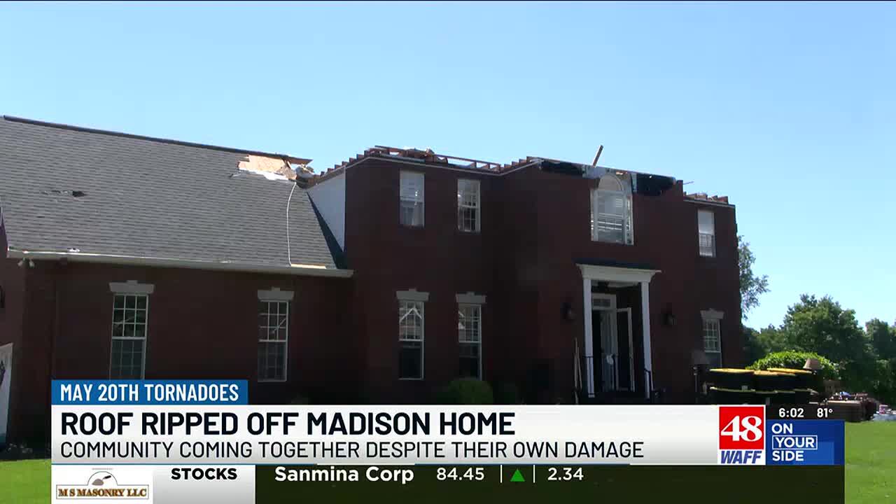 Neighbors put aside their own damage to help as tornado rips roof off ...