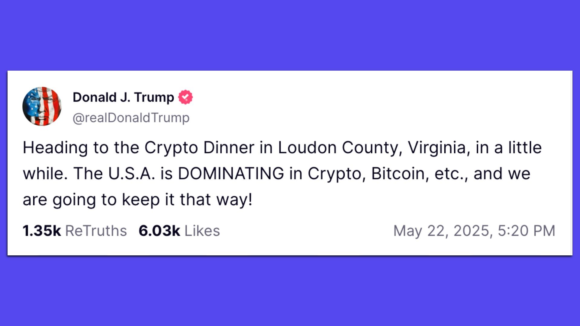 Trump defies ethics warnings with private meme coin dinner