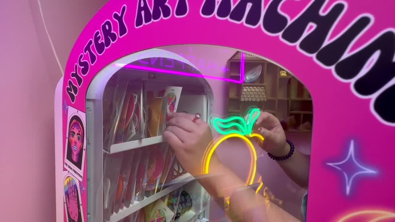 Butte Artist Unveils Unique Art Vending Machine for Surprise Creations