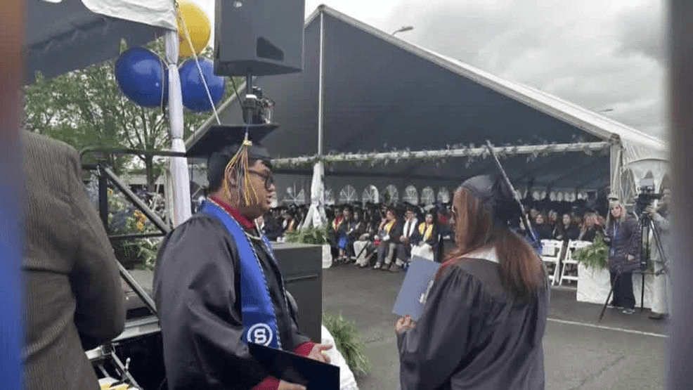 Mother and son graduate together from SUNY Schenectady, plan future studies