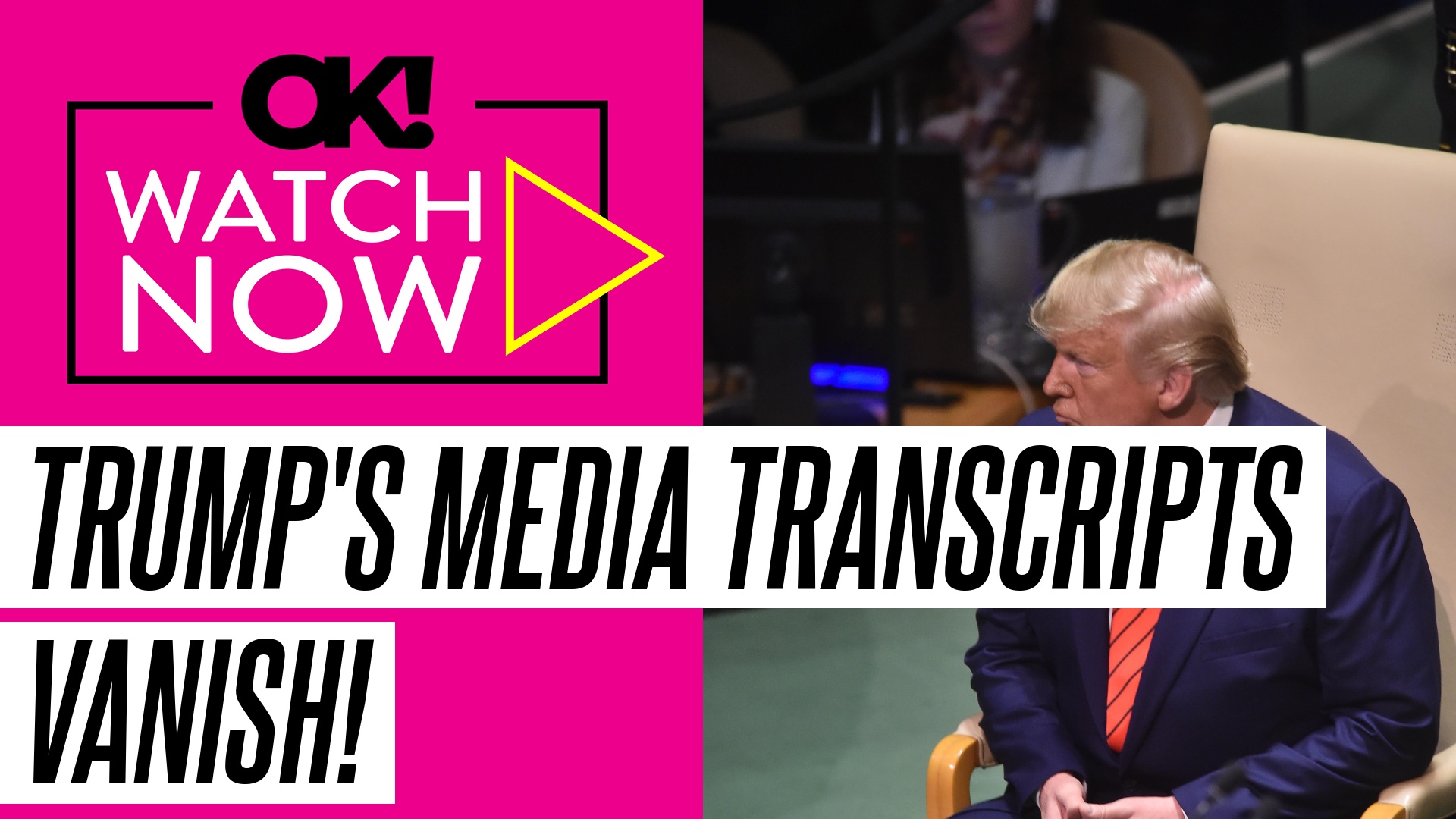 Donald Trump's Media Transcripts Vanish as His Administration Replaces ...