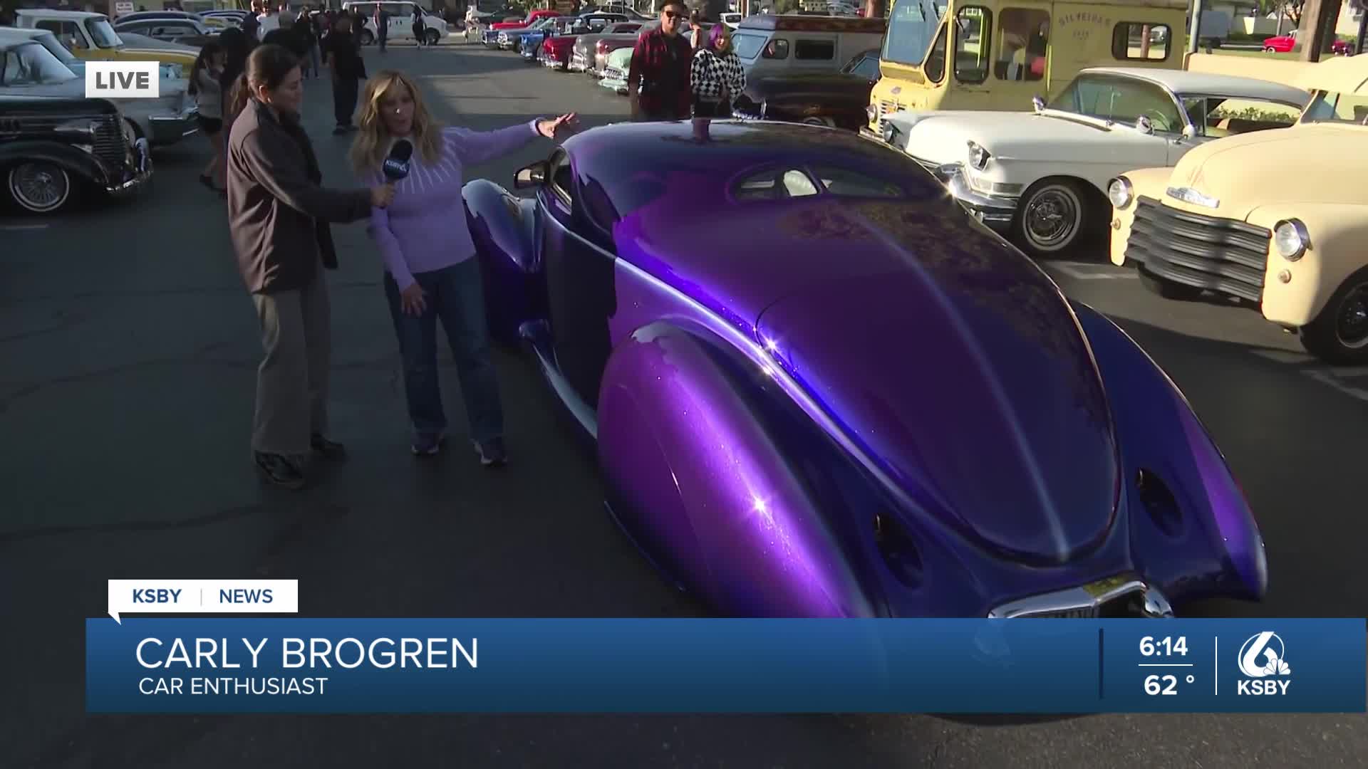 Carly Brogren brings custom '39 Zephyr to West Coast Kustoms car show