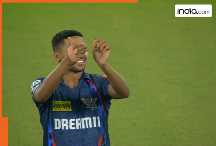 WATCH: LSG bowler ‘copies' suspended Digvesh Rathi's notebook ...