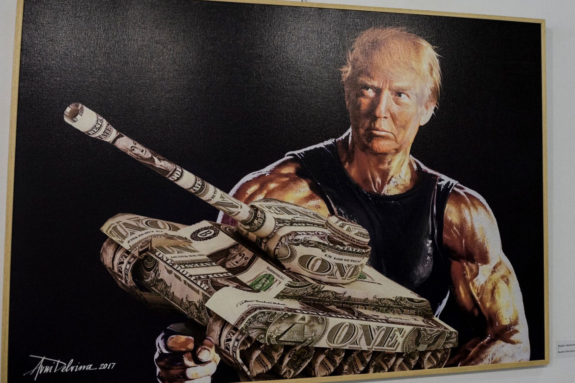 The artistic side of politics: Trump-inspired works of art
