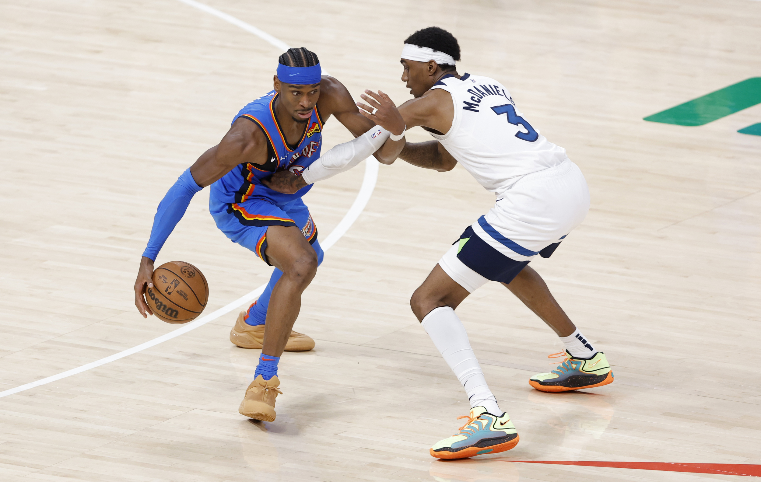 Watch: Jaden McDaniels gets flagrant foul for shoving Shai Gilgeous ...