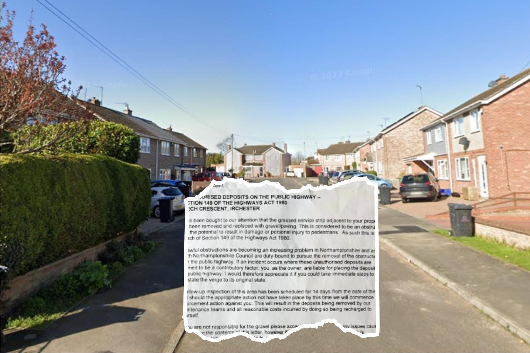 Rule-breaking homeowners given 14 days to get rid of land grab gravel ...