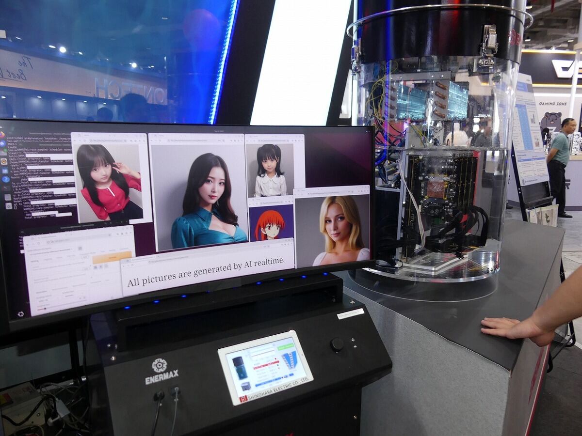 COMPUTEX TAIPEI 2025 - EnermaxがGeForce RTX 5090×4枚の2相液浸冷却ワークステーションをデモ