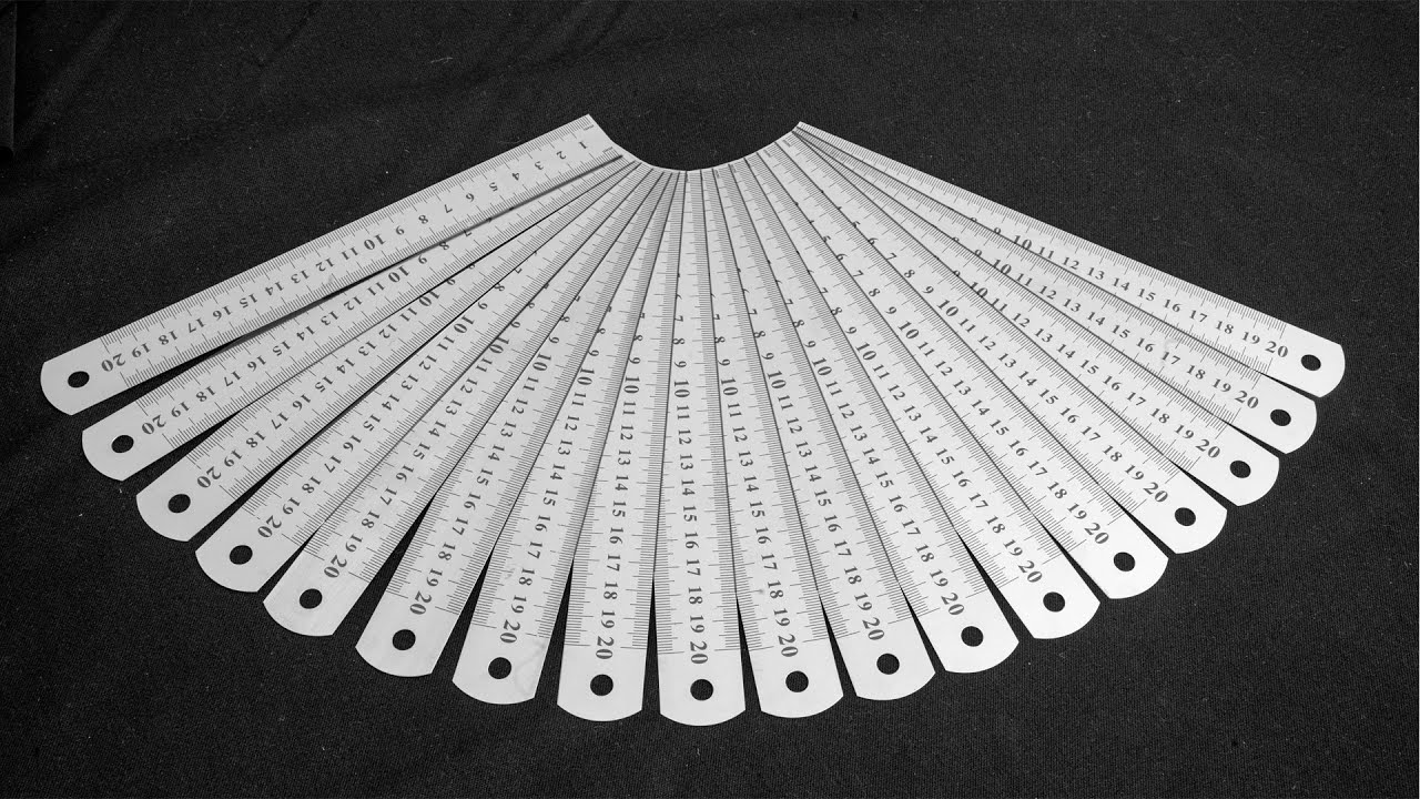 He Forged a Damascus Knife from Steel Rulers - And It's a Masterpiece