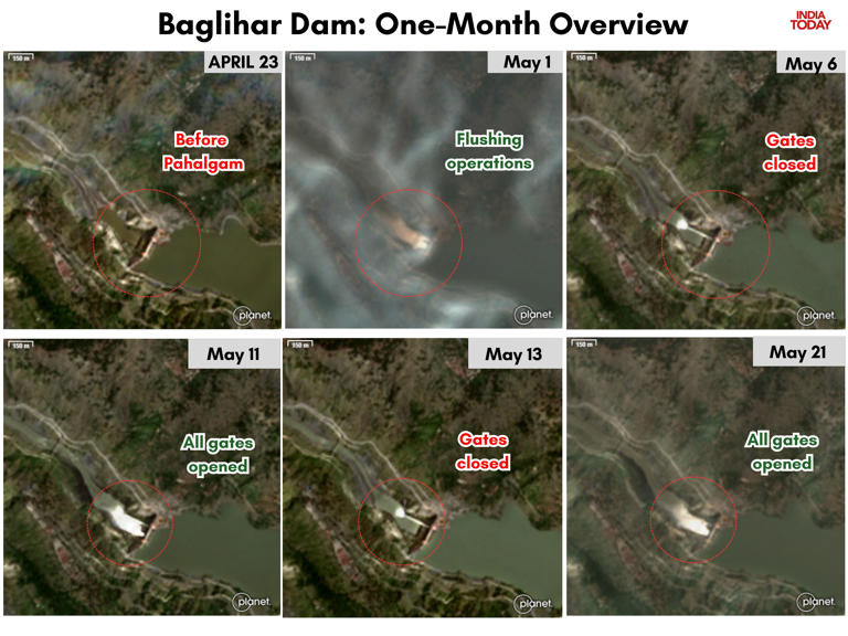 One month since Indus Waters Treaty suspension: What satellite images reveal
