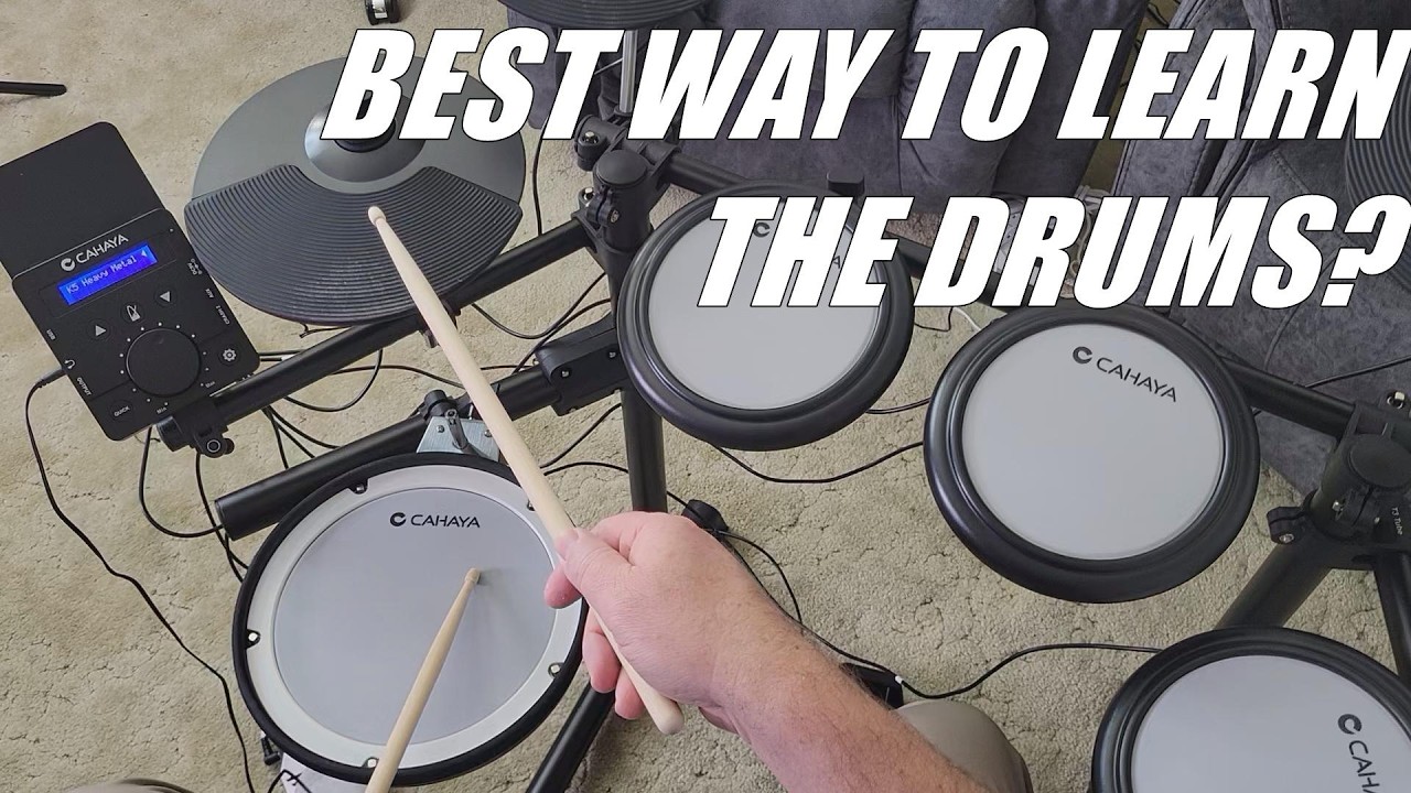 Is an Electric Beginner Drum Set Best for You? CAHAYA Drum Set Review
