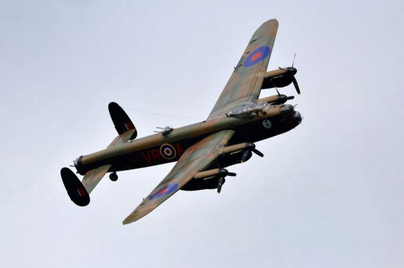 Lancaster Bomber Stoke-on-Trent flypast today - exact times
