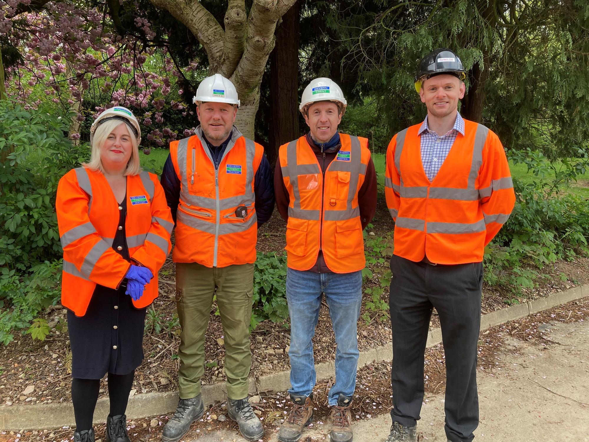 MP Michelle Welsh visits Calverton Sewage Treatment Works as Severn ...