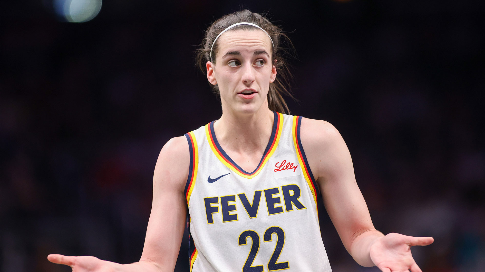 Fever star Caitlin Clark roasted for ‘State Farm’ fit at Dream game