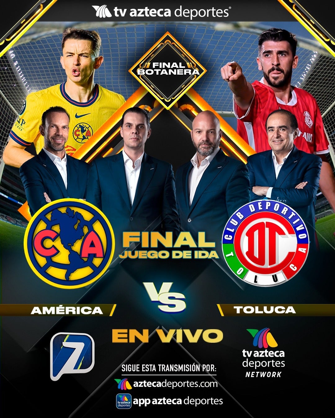 América vs Toluca: Afición prefiere TV Azteca para ver la Final de la ...