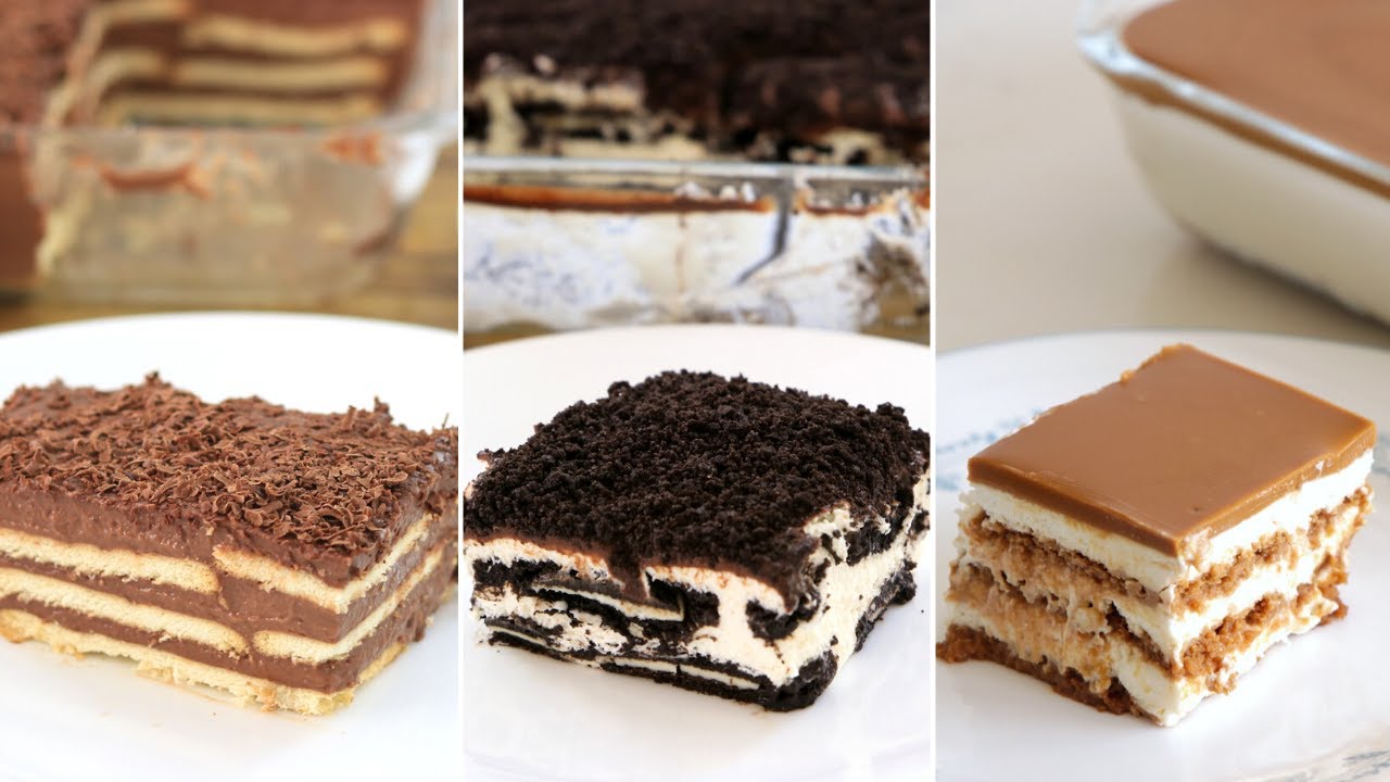 3 Easy Ways to Make Biscuit Cake | Biscoff, Oreo & Chocolate