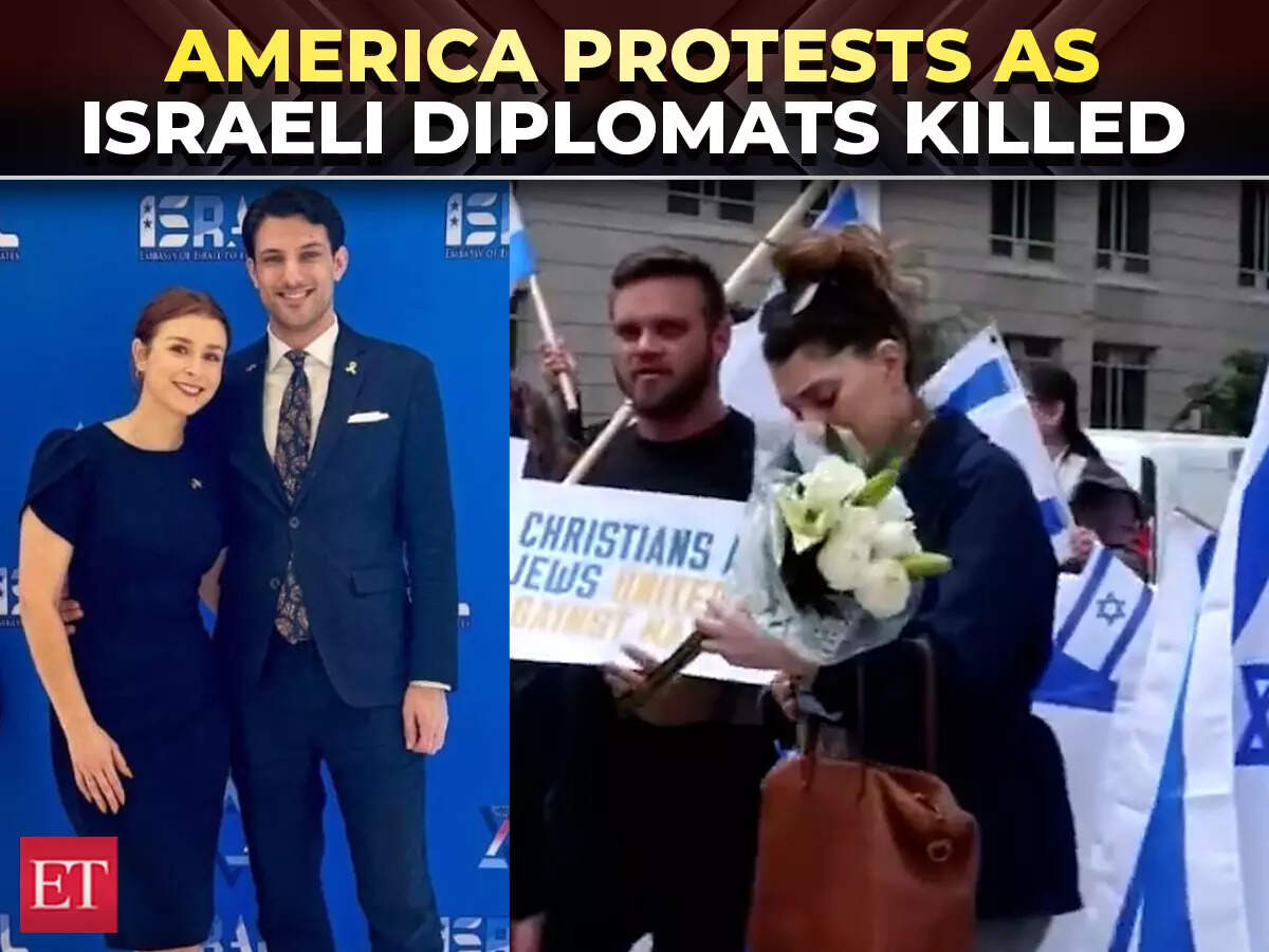 Americans protest after Israeli diplomats killed in DC shooting, demand ...