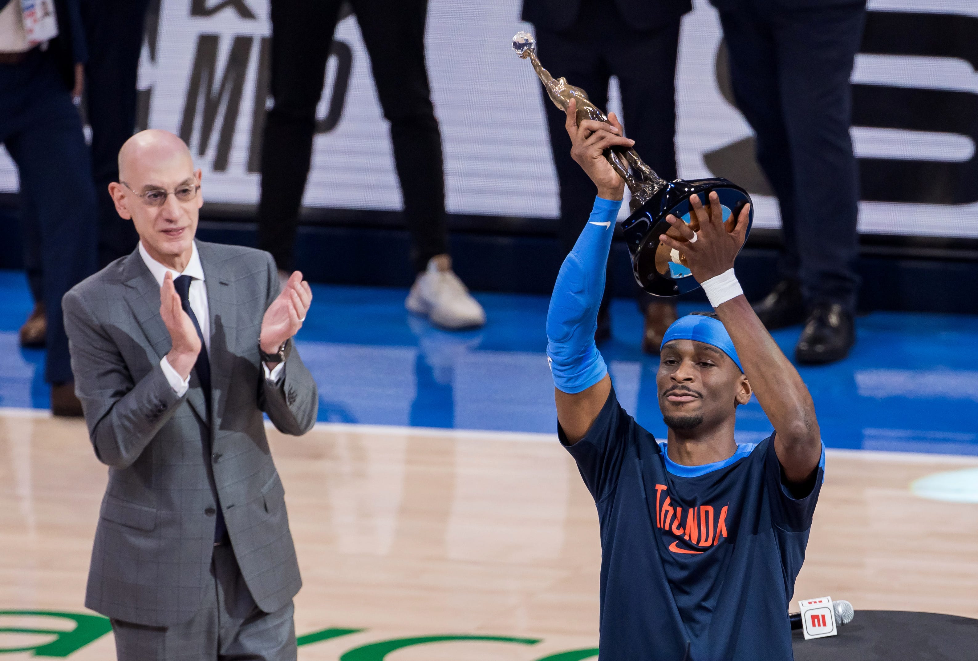 Shai Gilgeous-Alexander reflects on MVP trophy presentation
