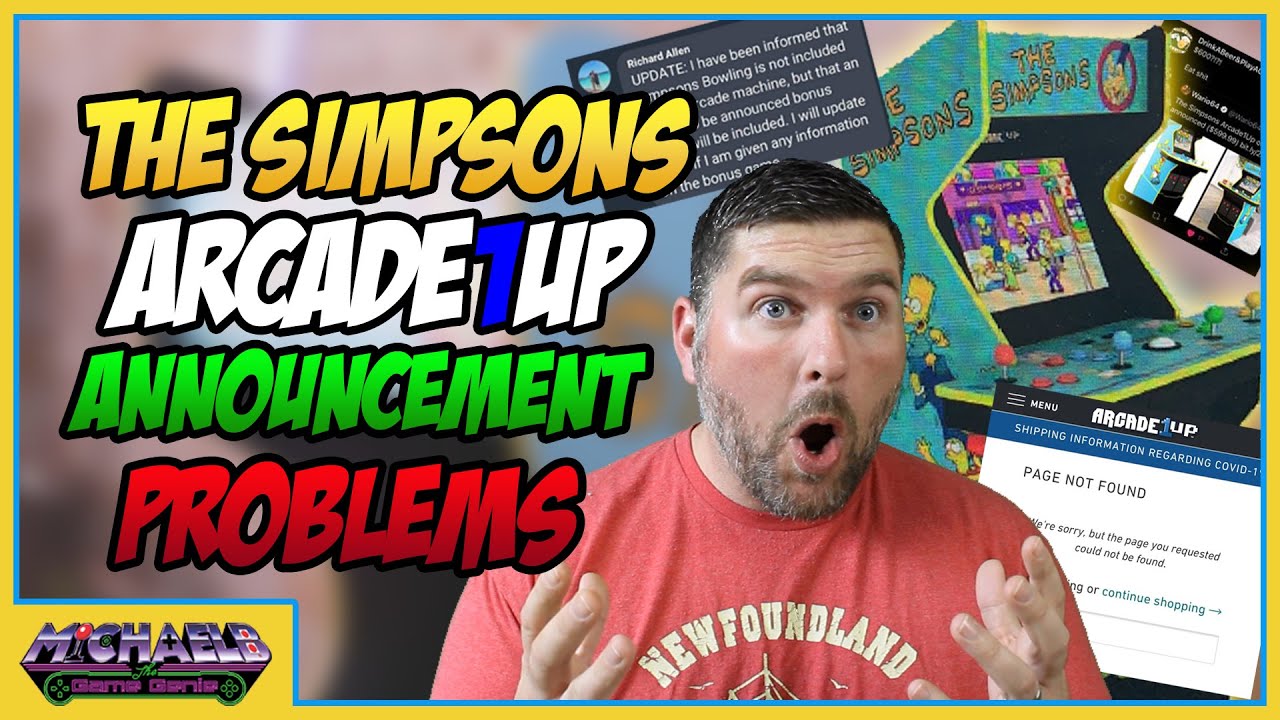 Arcade1Up The Simpsons Announcement Problems