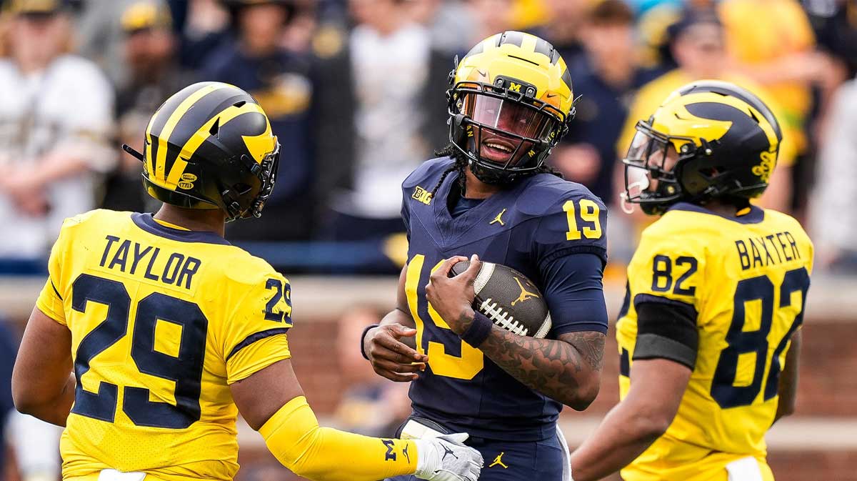 Bryce Underwood reacts to Savion Hiter’s Michigan football commitment