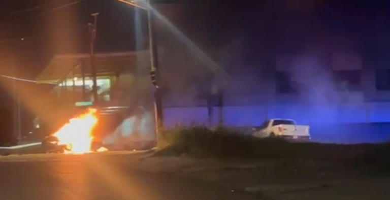 Fiery crash in Downtown Memphis