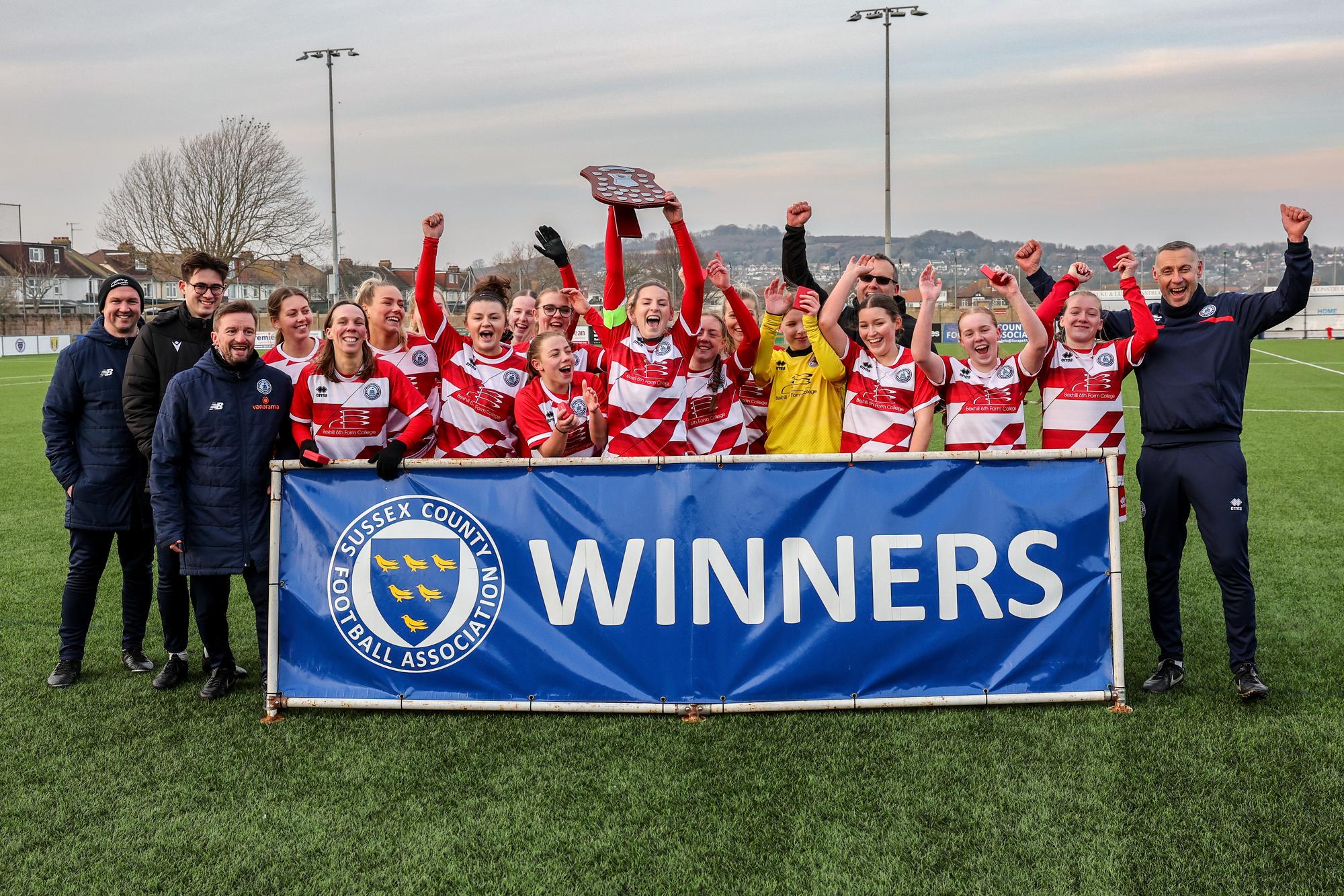 Four trophies in one season are just the start for Eastbourne Borough Women
