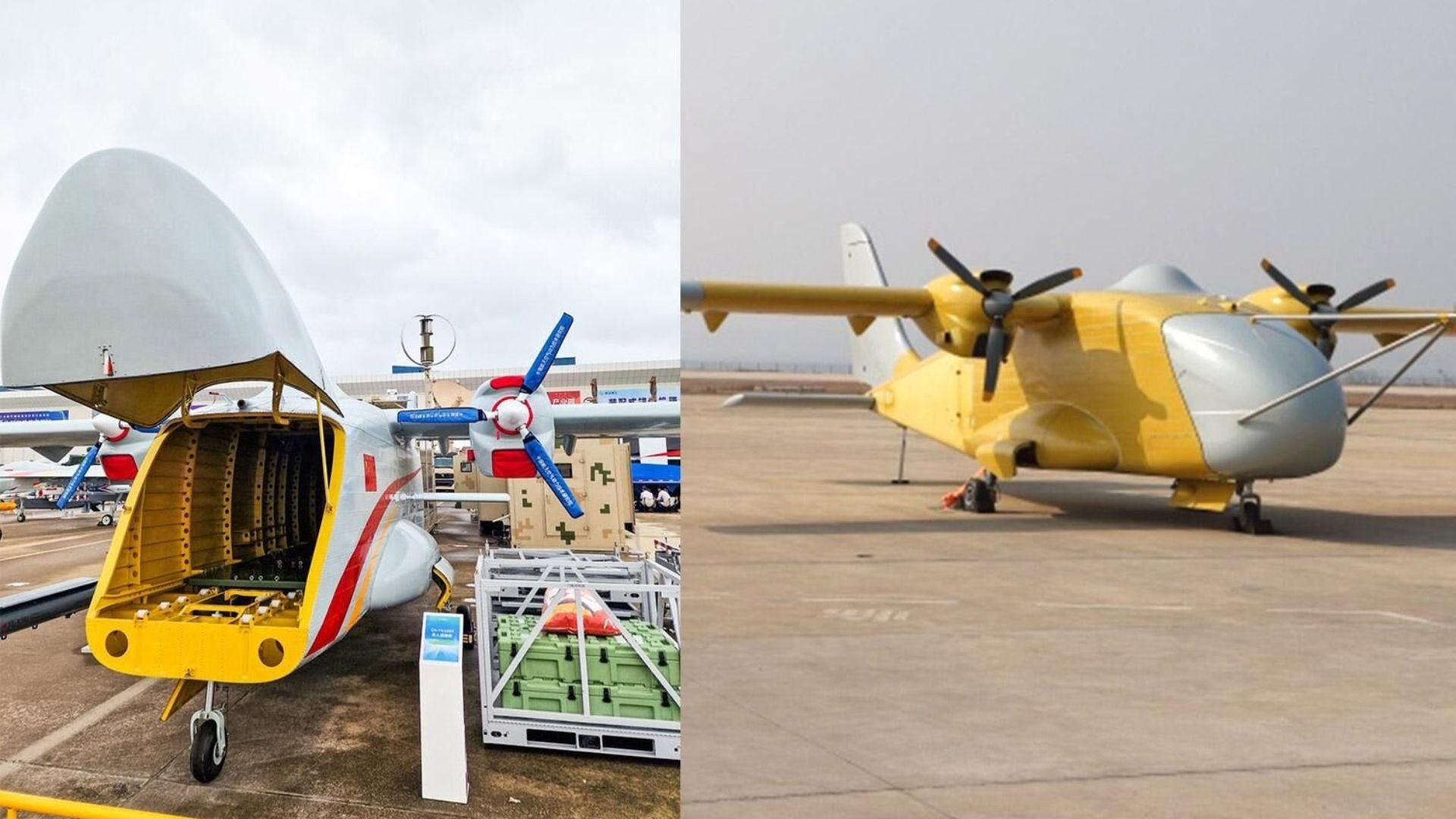 China’s monster cargo drone takes first flight, hauls 2,200 pounds over ...