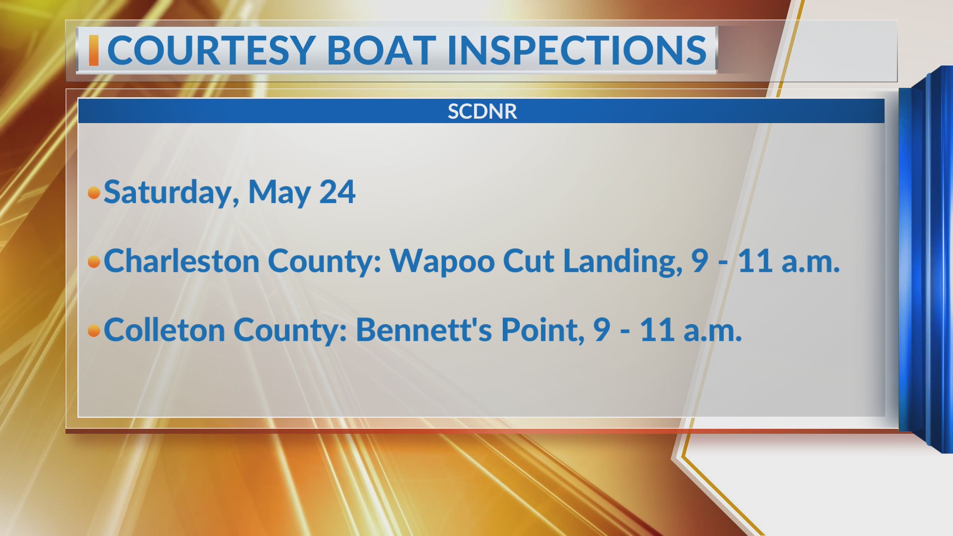 SCDNR to provide courtesy boat inspections over holiday weekend
