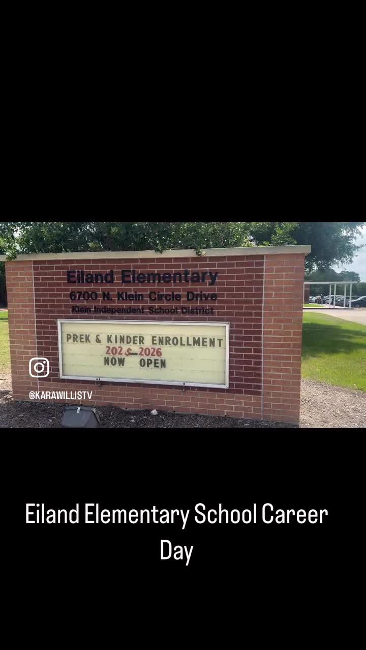 Eiland Elementary School hosts Career Day- CW39's Kara Willis invited ...