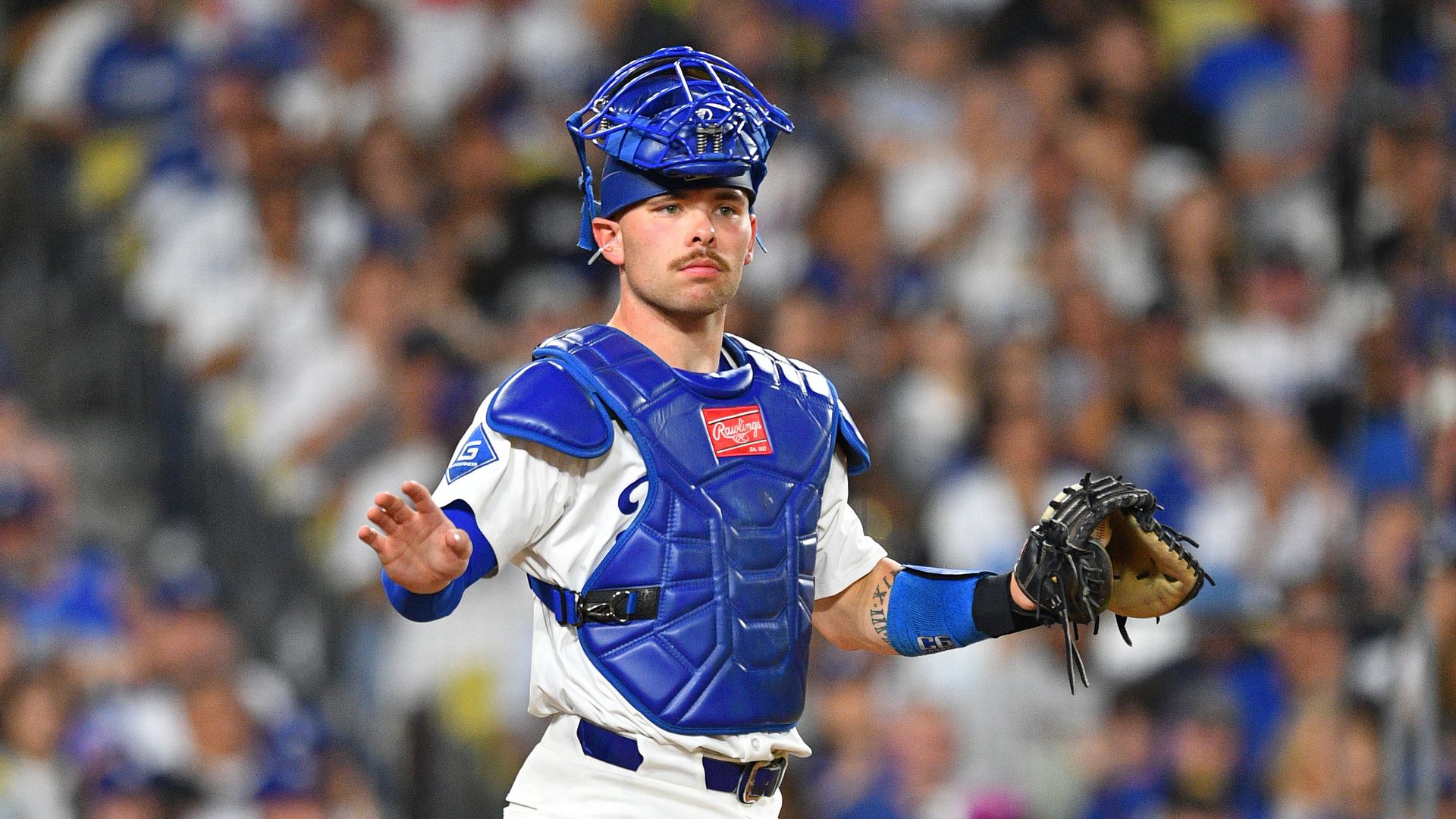 Rushing filling in void left by Austin Barnes